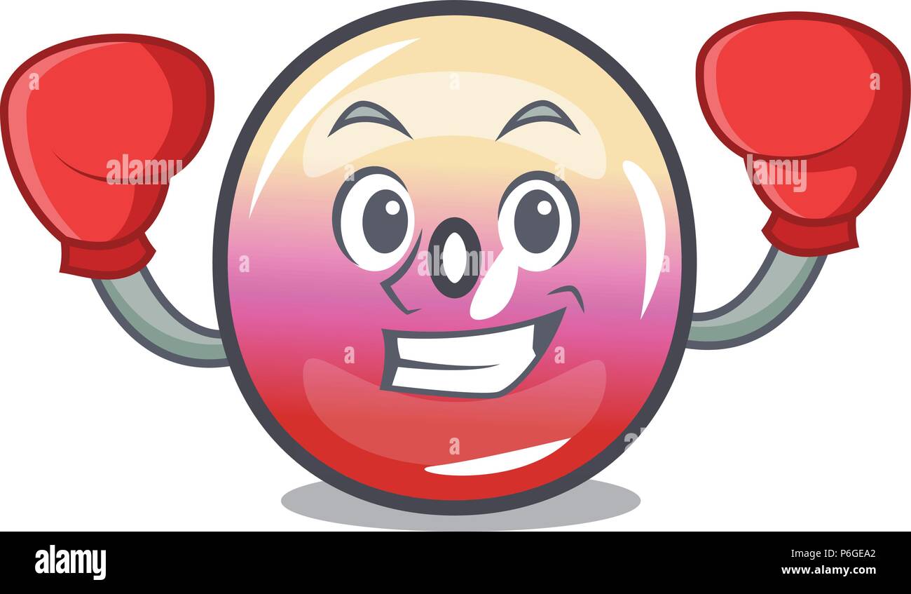 Boxing jelly ring candy character cartoon Stock Vector Image & Art - Alamy