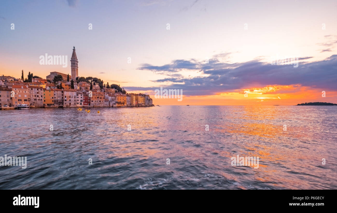 Beautiful sunset rovinj in hi-res stock photography and images - Alamy