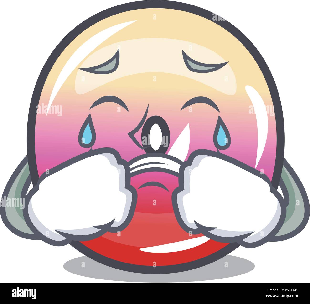 Crying jelly ring candy mascot cartoon Stock Vector Image & Art - Alamy