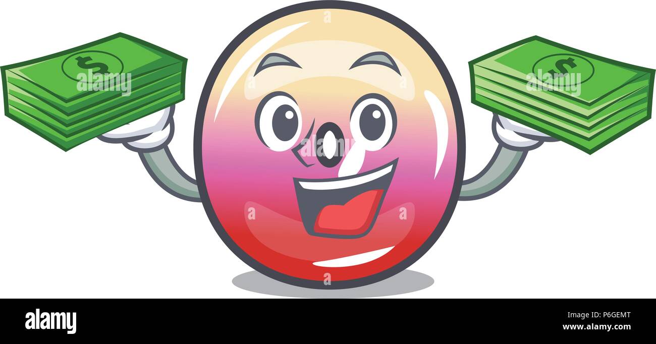 With money bag jelly ring candy mascot cartoon Stock Vector Image & Art ...