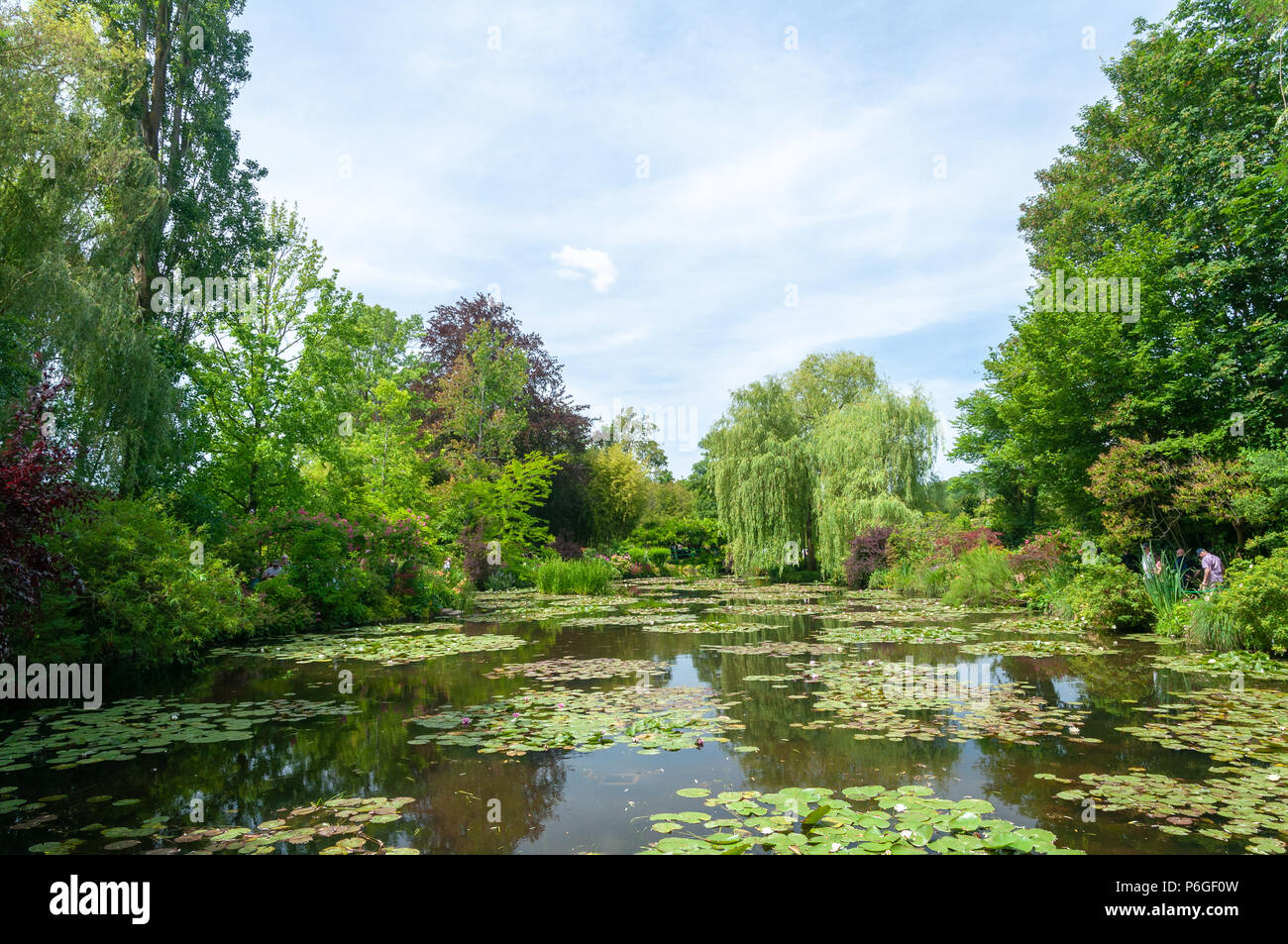 Monet's house and garden in Giverny Stock Photo - Alamy