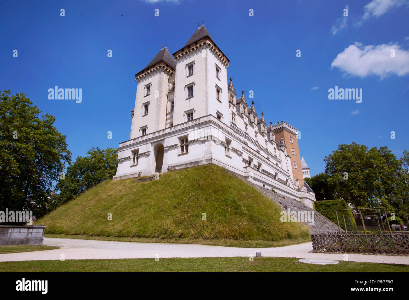 Medieval castle of Pau, Aquitaine, France. Birth place of the french ...