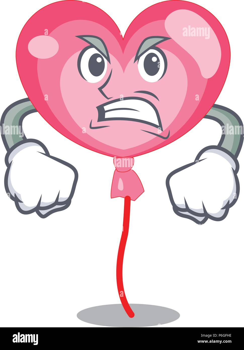 Red heart balloon angry hi-res stock photography and images - Alamy