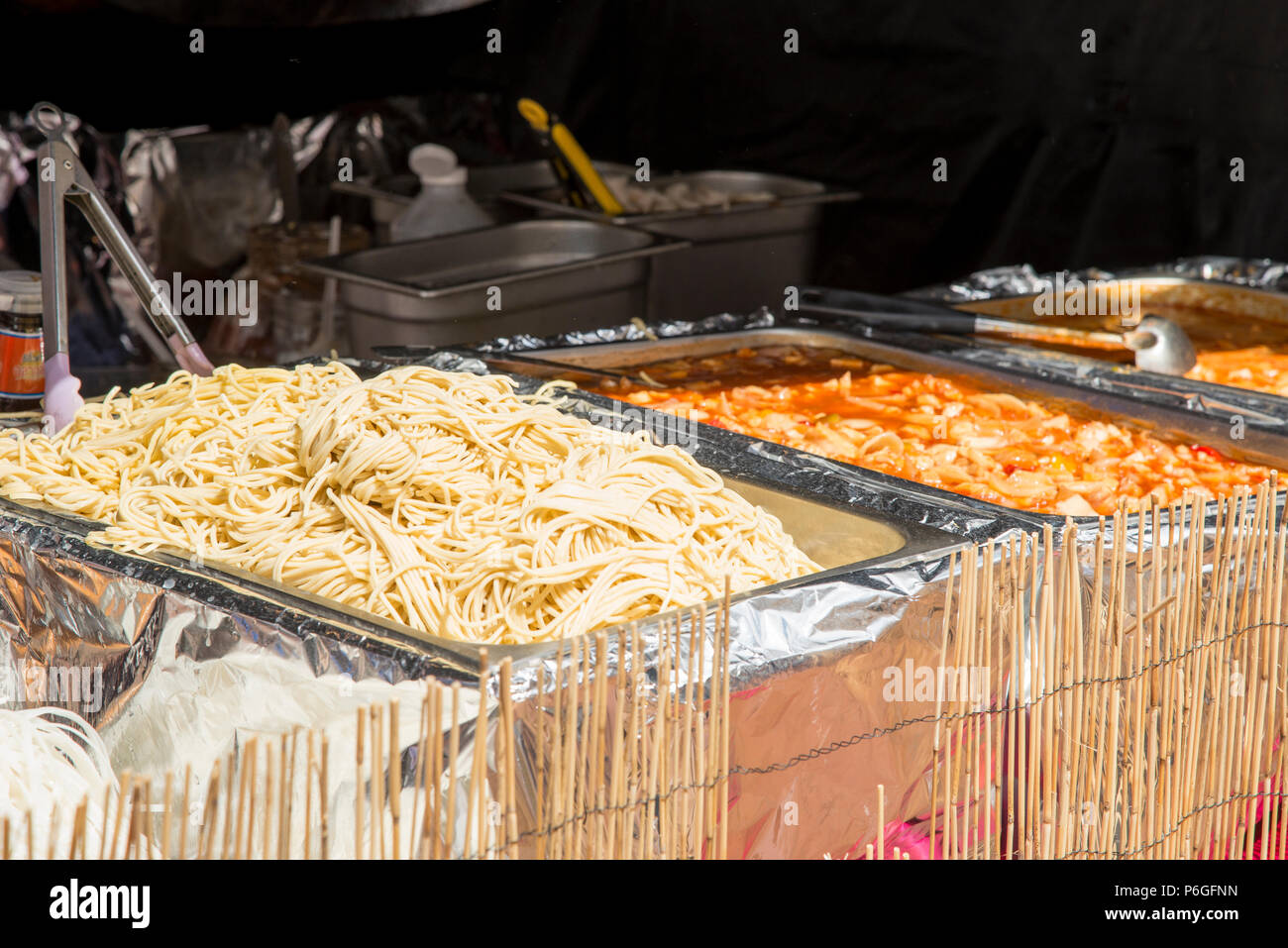 Popular Asian Street Food Dishes - Food Street Market Reading, United ...