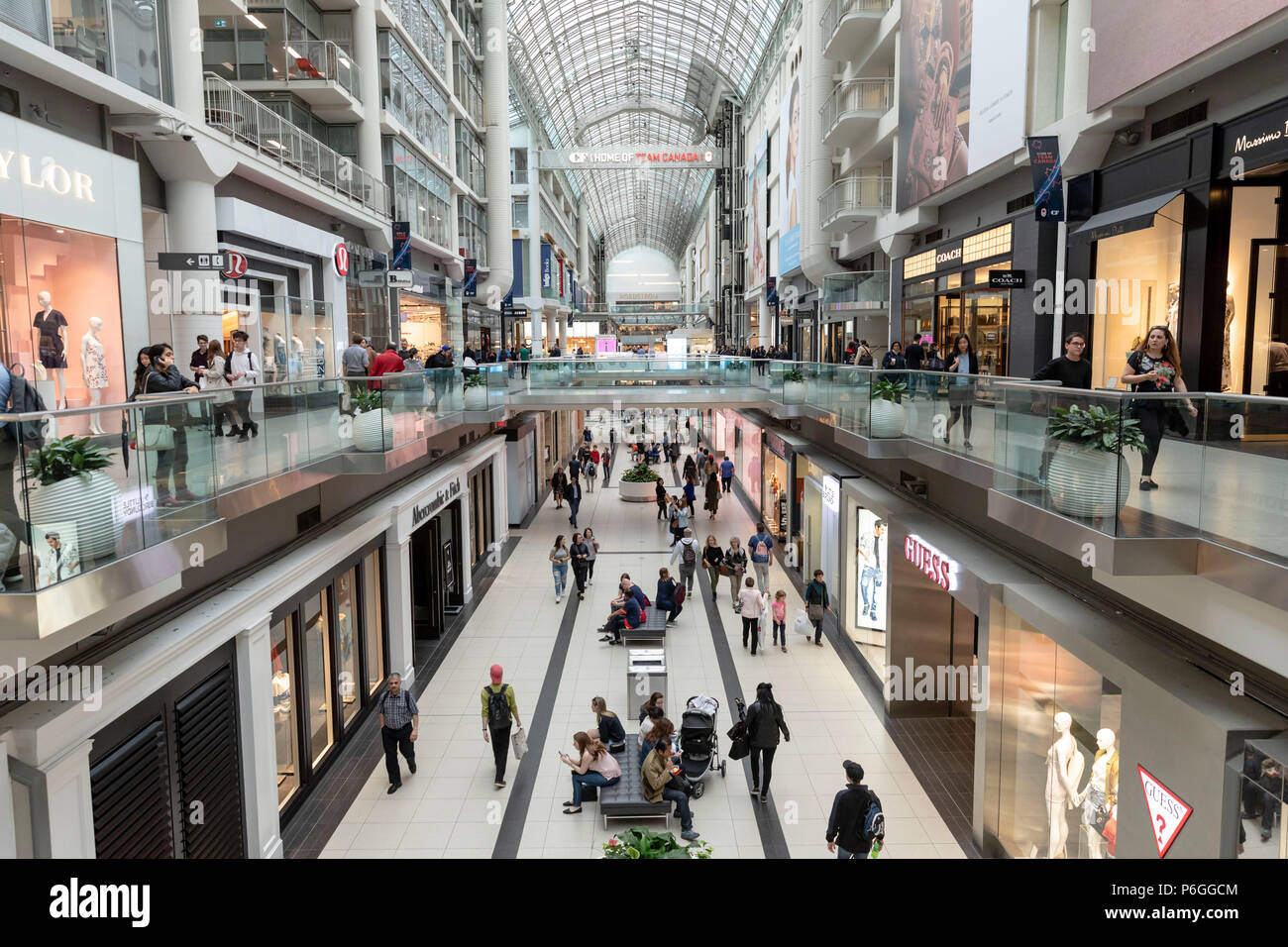 Toronto Eaton Centre. Toronto, Canada Stock Photo - Alamy