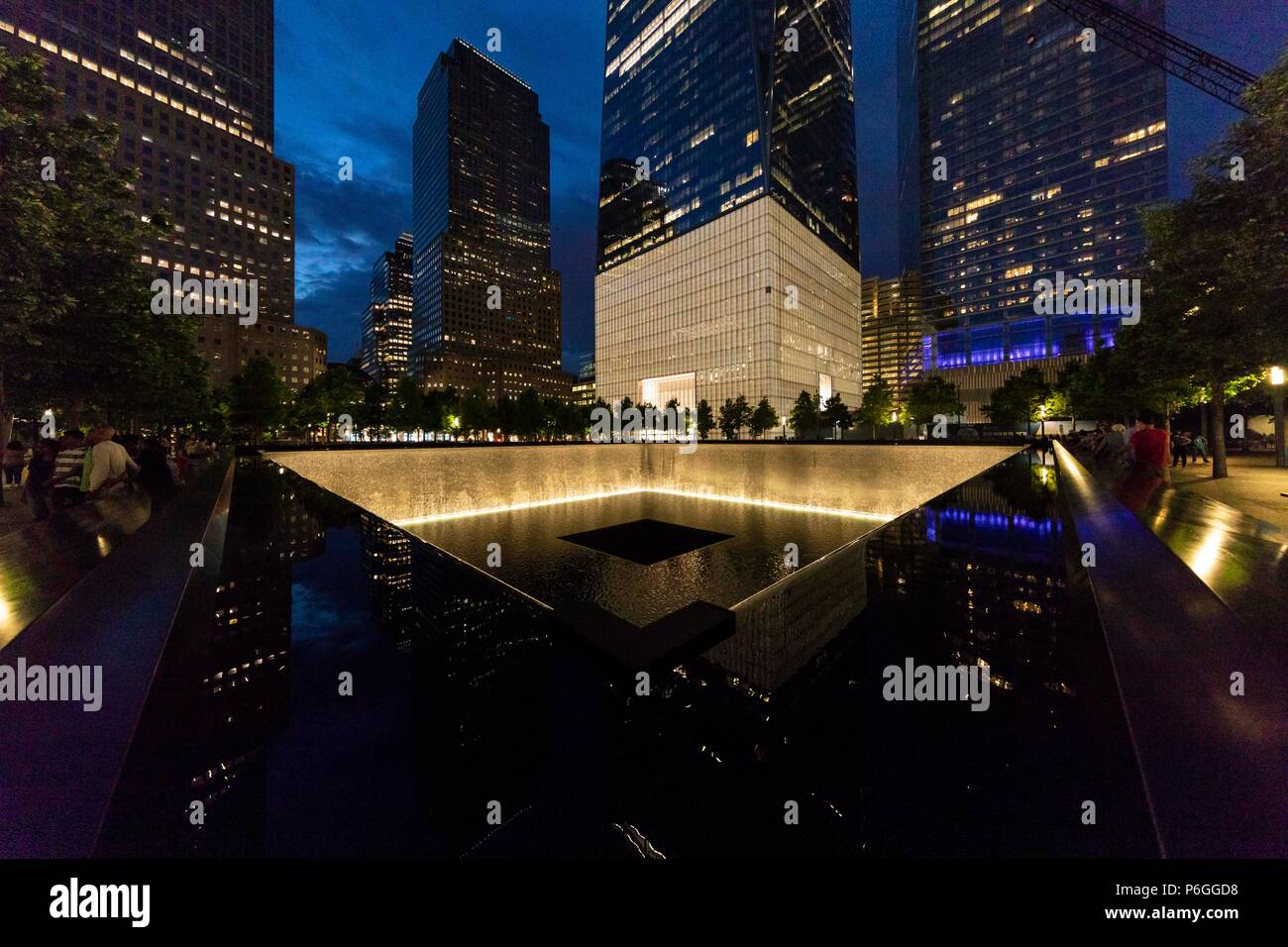 9/11 Memorial. World Trade Center. New York City, U.S.A Stock Photo - Alamy