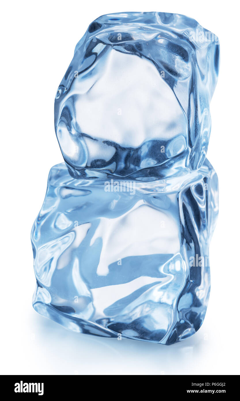 Macro shot of ice cubes. File contains clipping path Stock Photo - Alamy