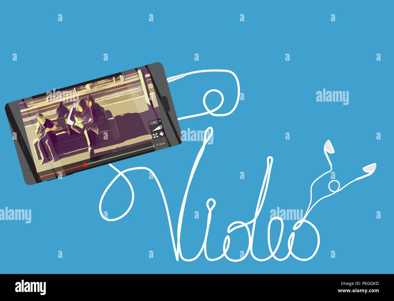 Mockup app text smartphone Stock Vector Images - Alamy