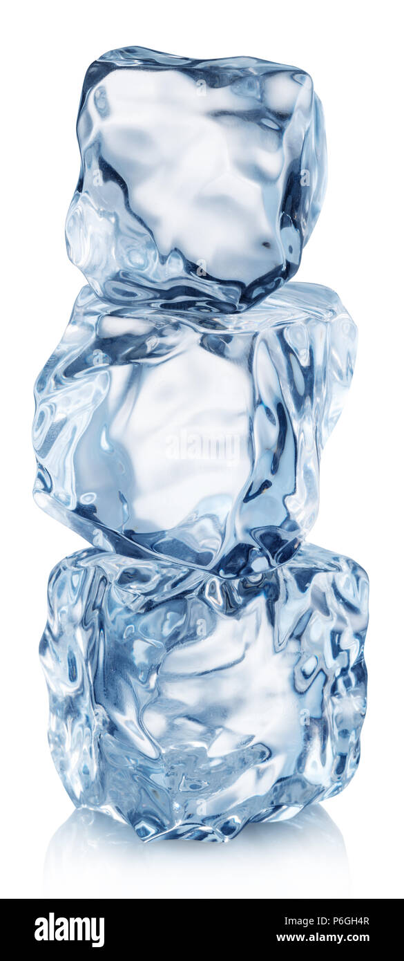 Ice cube pyramid. File contains clipping path Stock Photo - Alamy