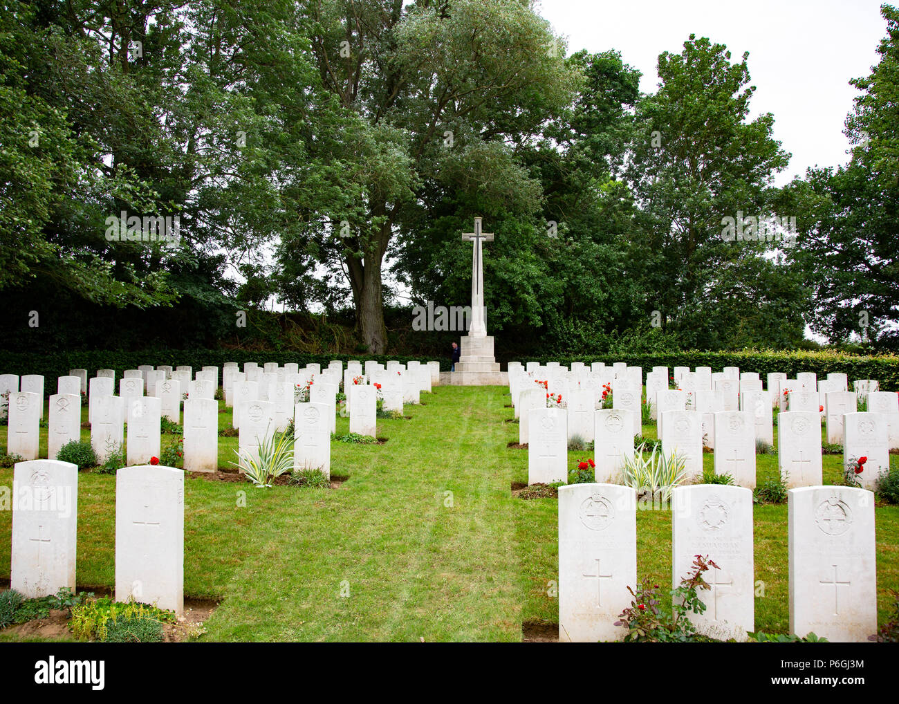 Pargny British CWGC Cemetery in France Stock Photo - Alamy