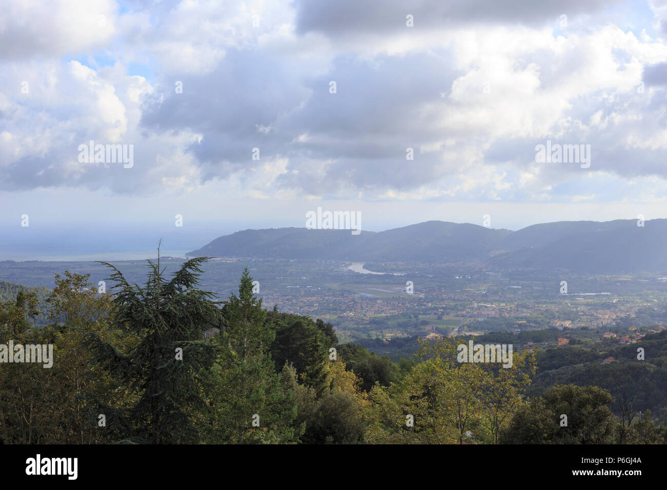 Magra river valley, Liguria Italy Stock Photo - Alamy