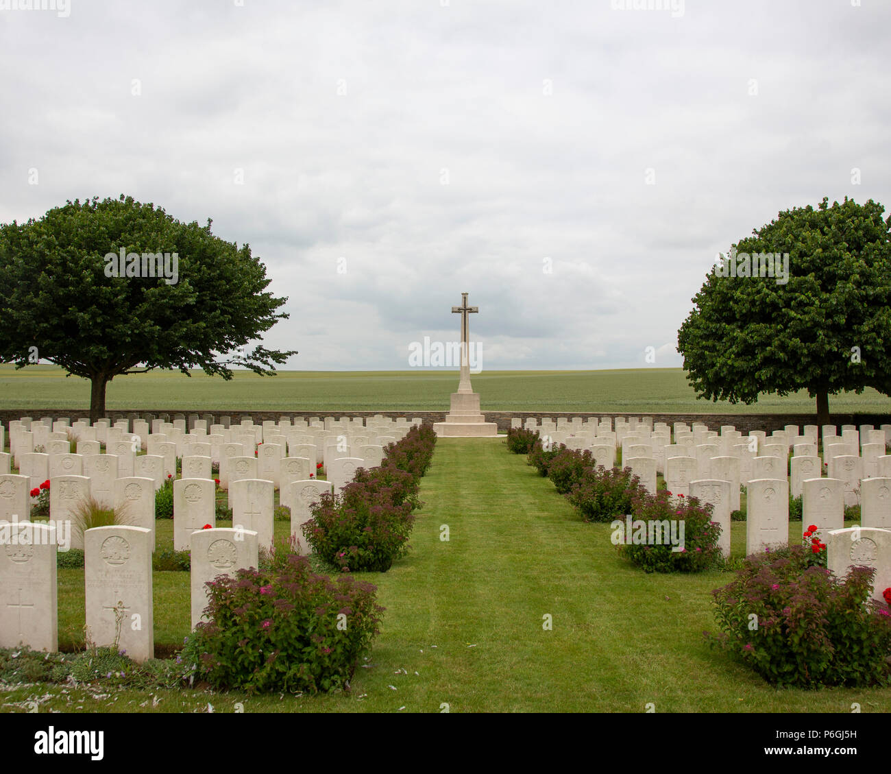 Prospect Hill CWGC Cemetery, France Stock Photo - Alamy