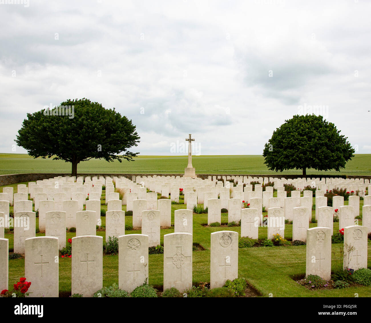 Prospect Hill CWGC Cemetery, France Stock Photo - Alamy