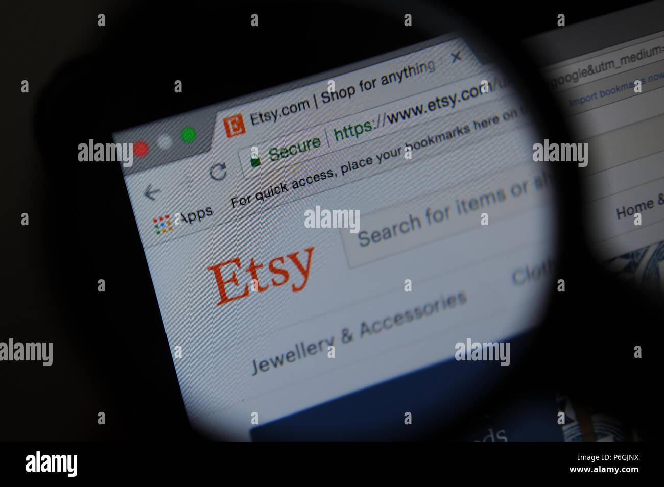 Etsy hi-res stock photography and images - Alamy