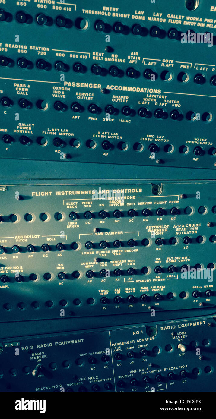 Aircraft cabin panels Stock Photo - Alamy