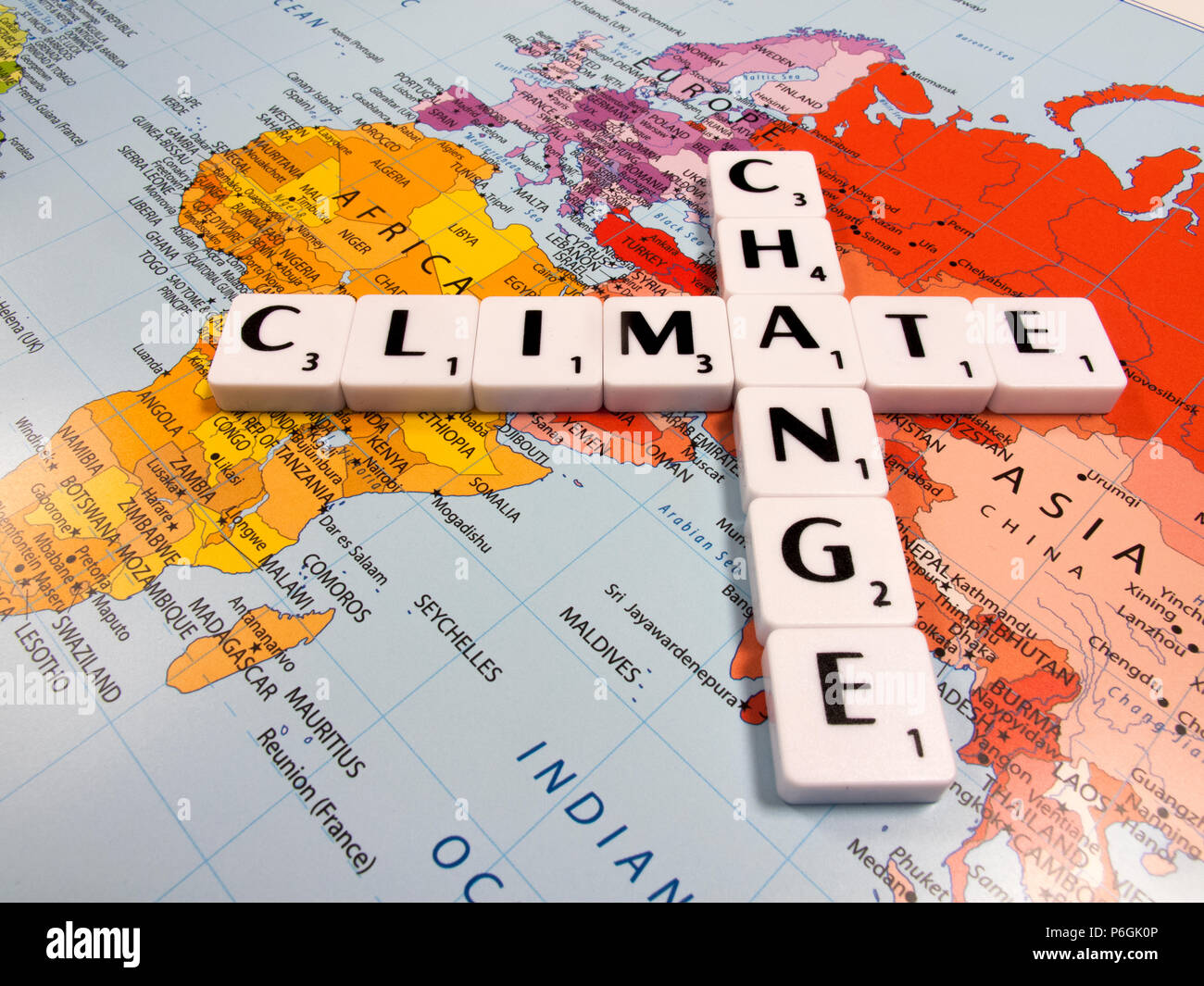 representation of climate change, the average global temperature has ...