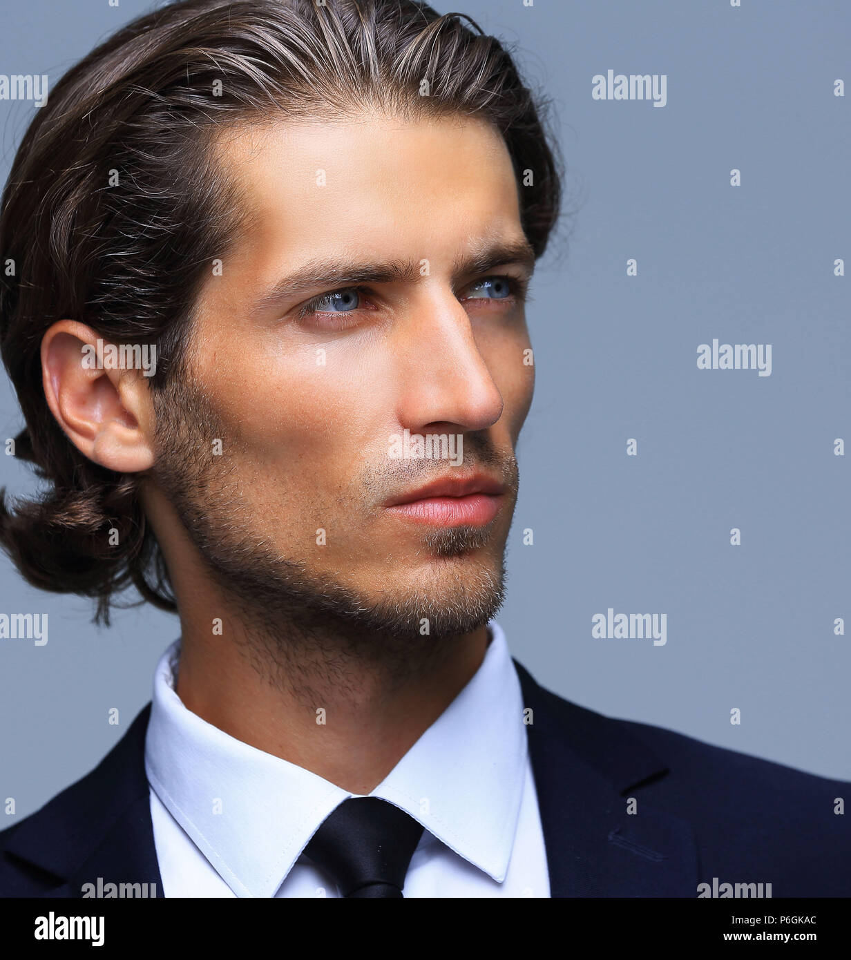 face of responsible business men Stock Photo - Alamy