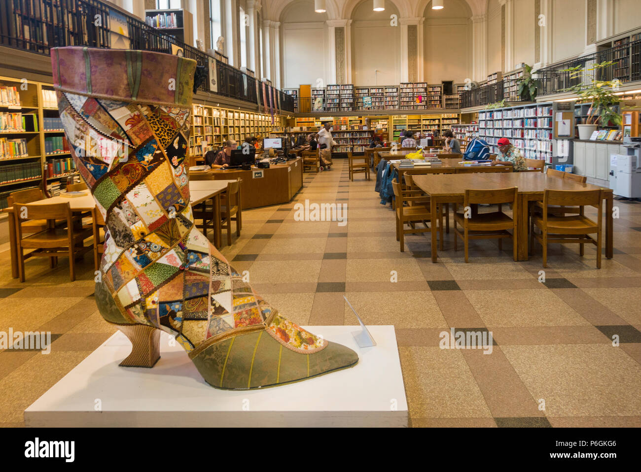 Free Library of Philadelphia in Pennsylvania Stock Photo - Alamy