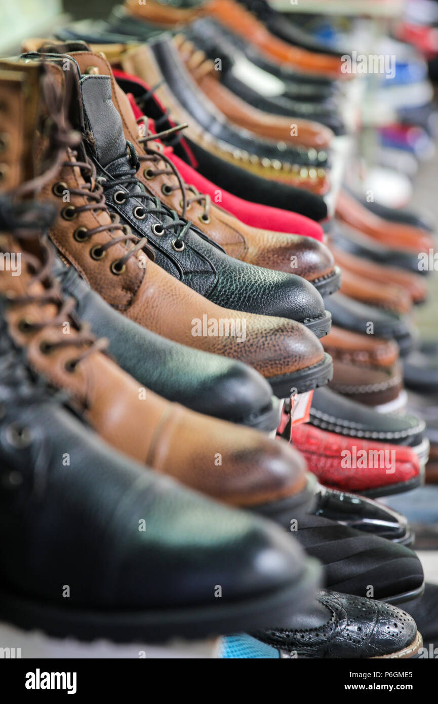 Shoes outside hi-res stock photography and images - Alamy