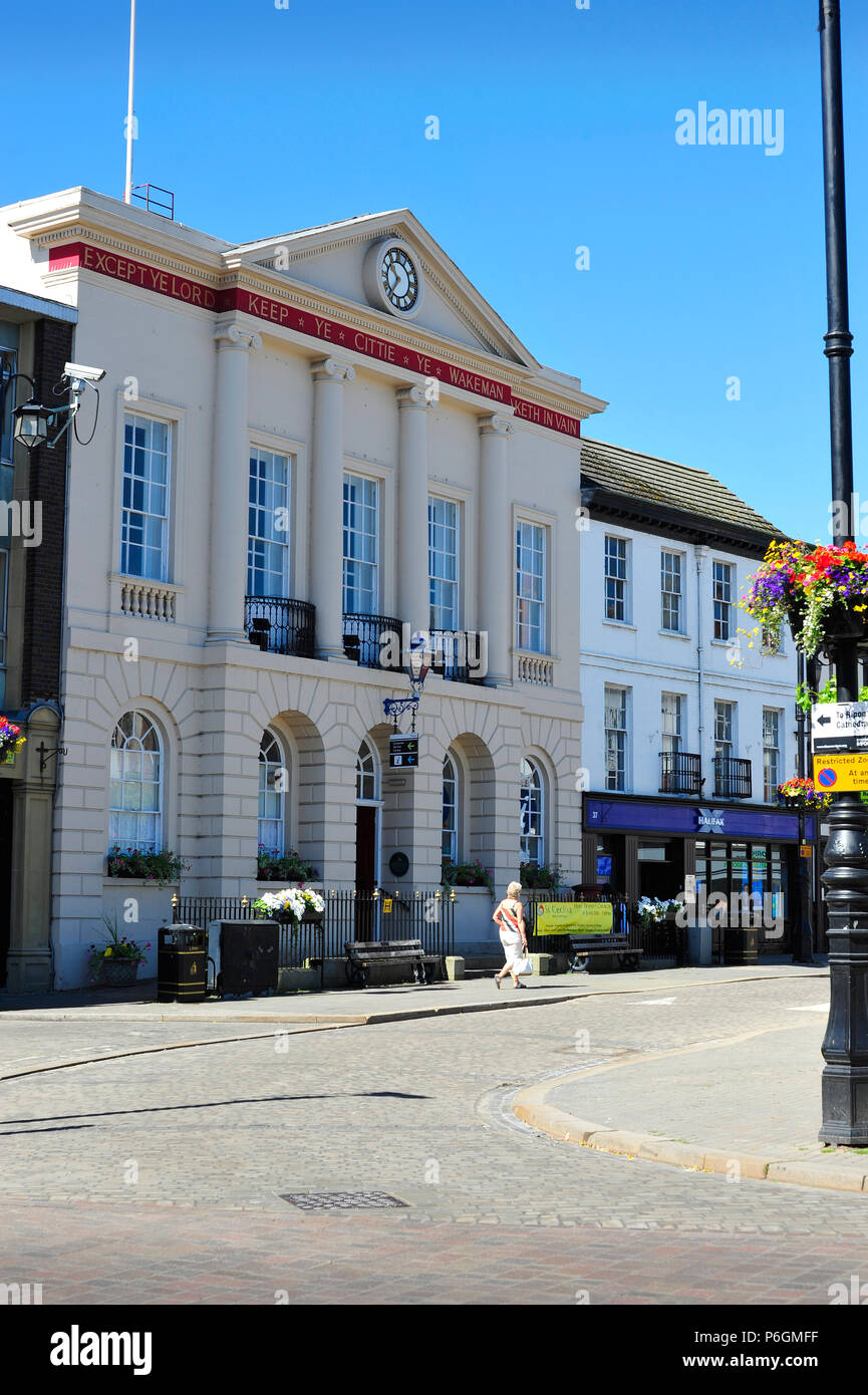 Ripon City Town Hall North Yorkshire England UK Stock Photo - Alamy