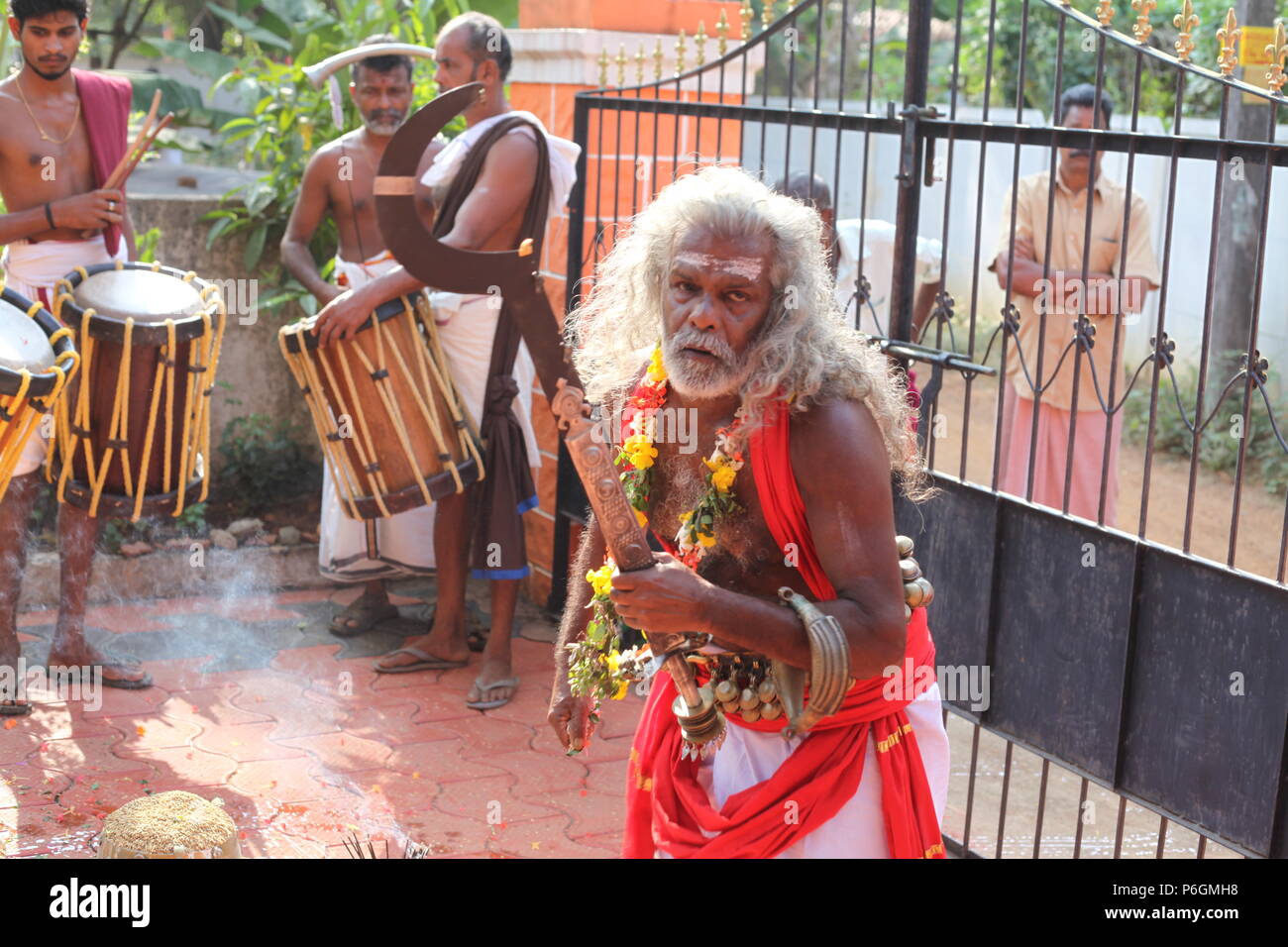 para eduppu is a custom popular in kerala bhagavathi temples ...