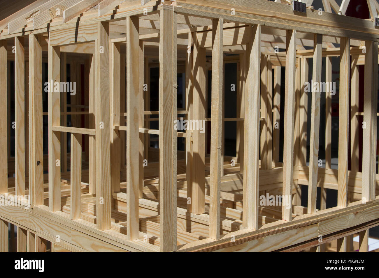 Wooden design project of tember used in house construction, UClan ...