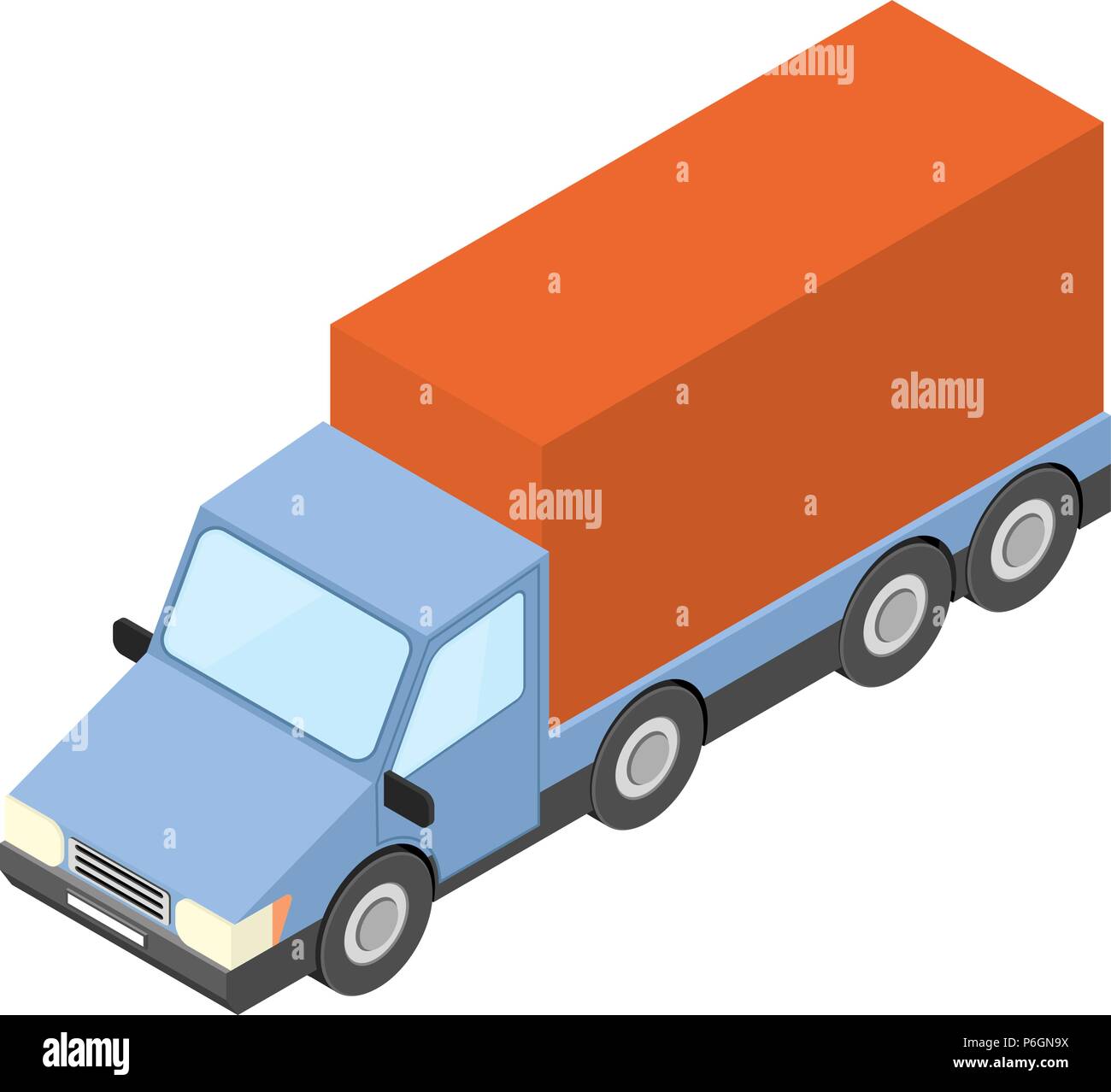 Box truck. Isometric vector illustration Stock Vector Image & Art - Alamy