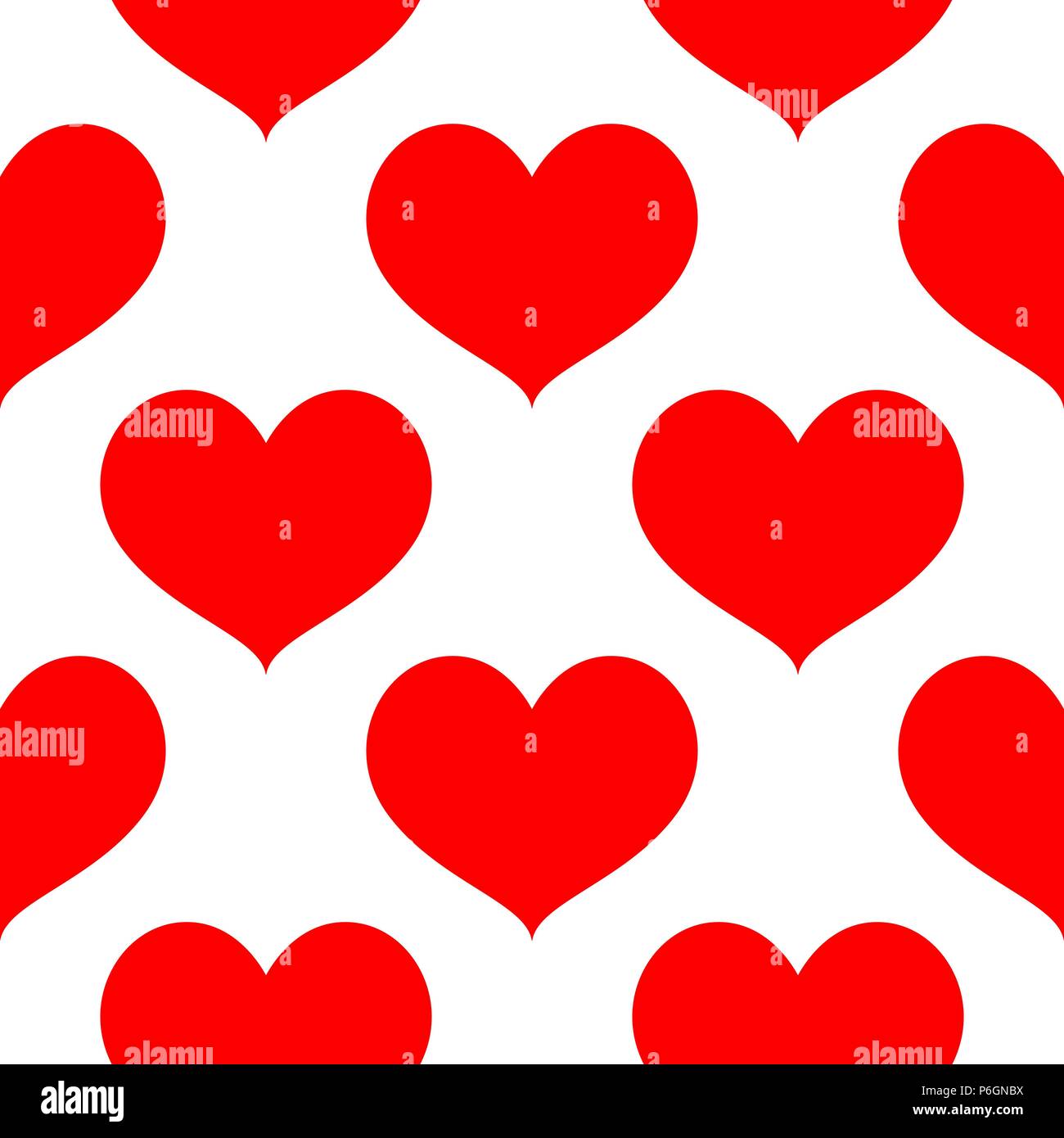 Red hearts pattern Stock Vector Images - Alamy