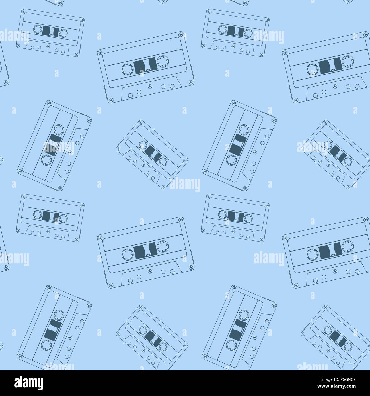 Seamless audio cassette tape hi-res stock photography and images - Alamy