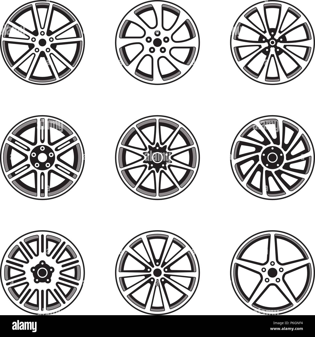 Car service equipment set Stock Vector Images - Alamy