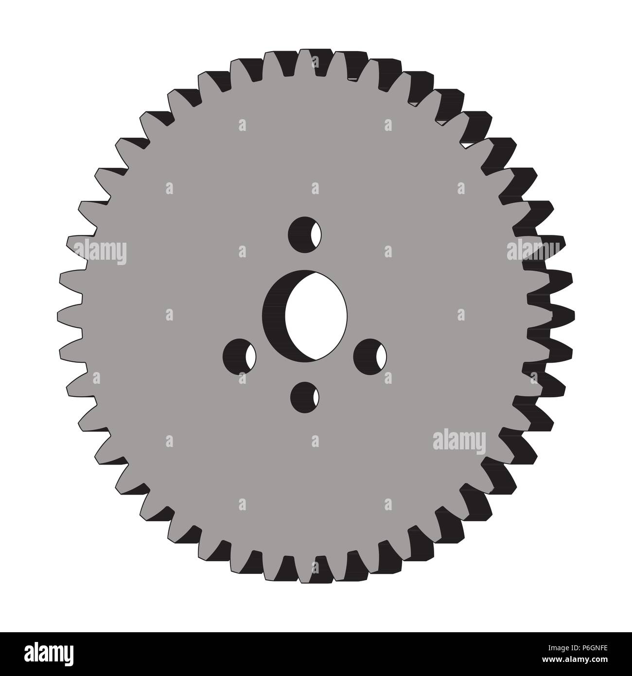 Isolated gear object design Stock Vector Images - Alamy