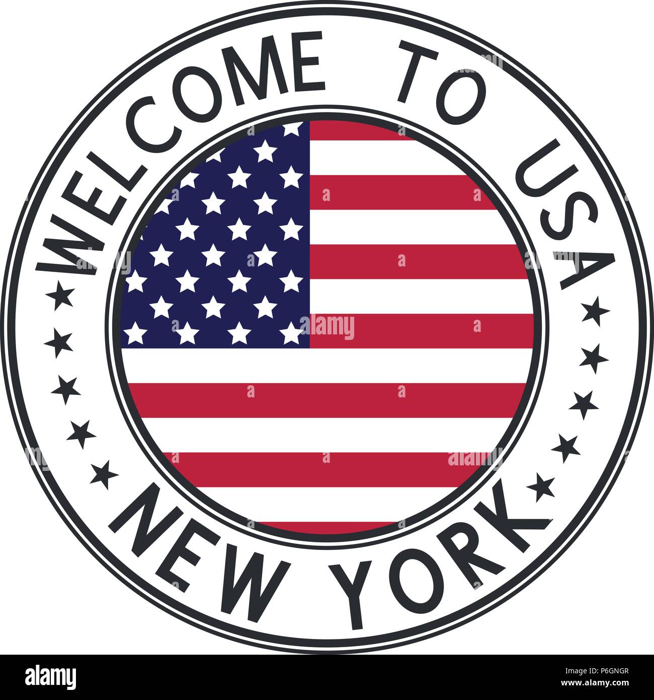 Welcome to the us sign Stock Vector Images - Alamy