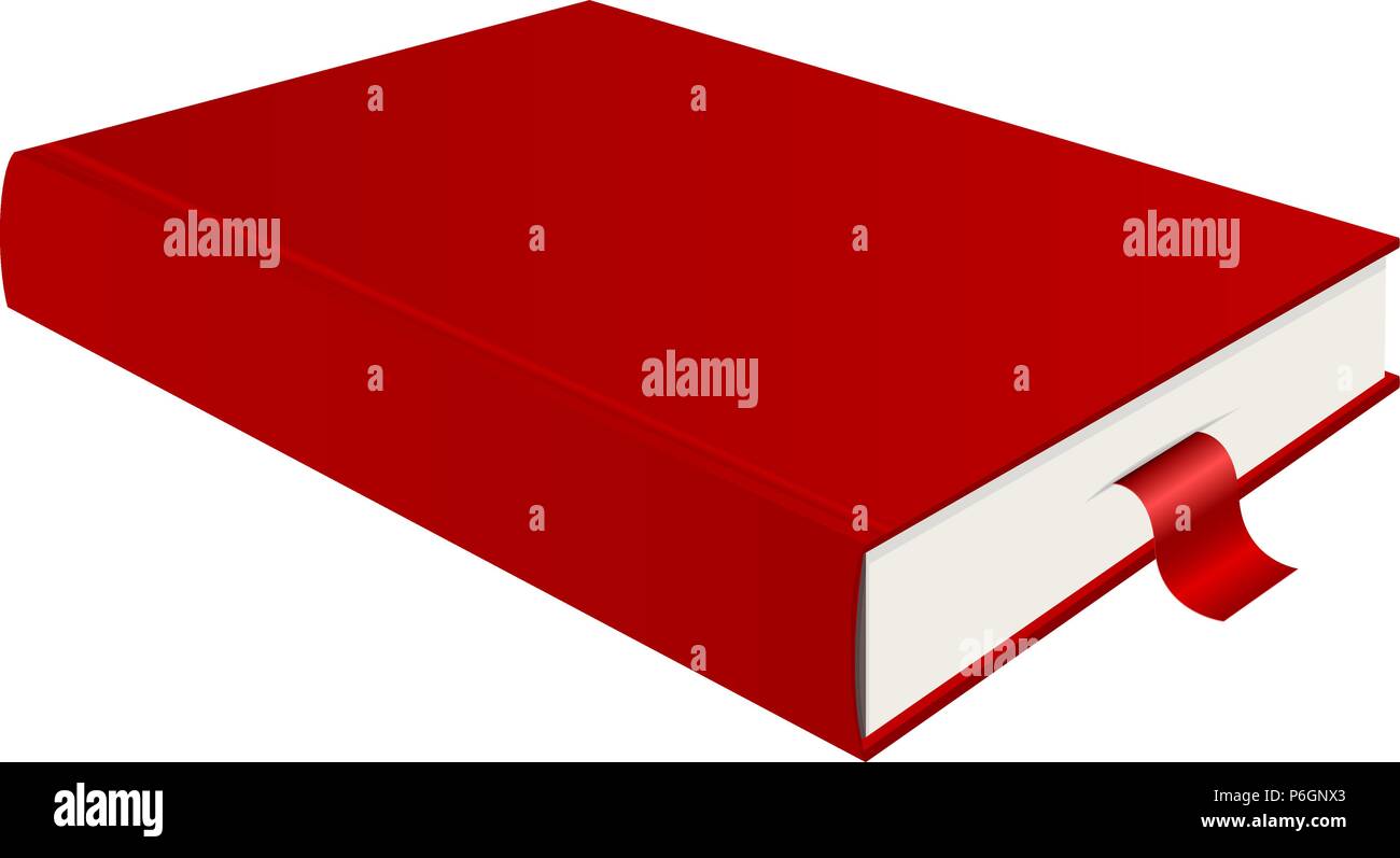 Blank book 3d illustration Stock Vector Images - Alamy
