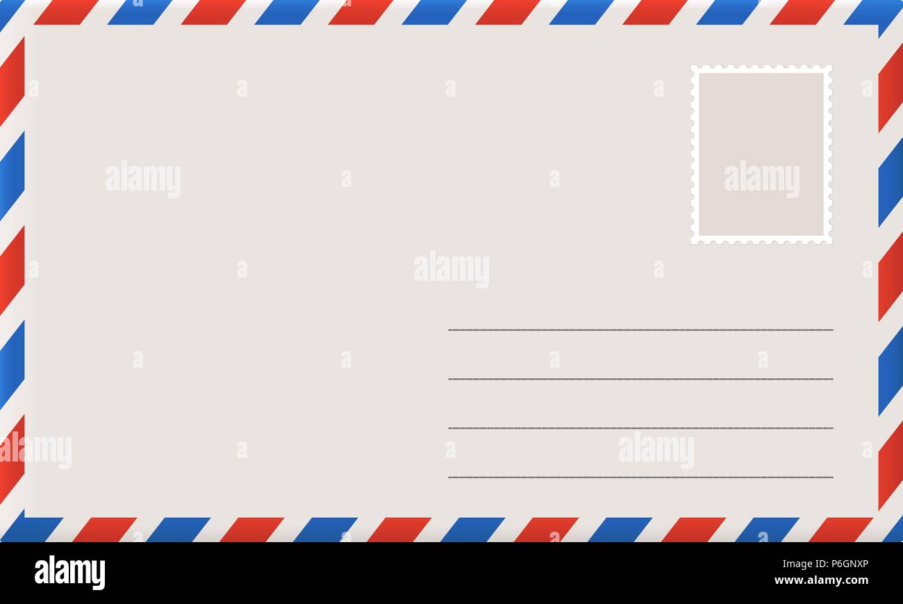 Post envelope vintage Stock Vector Images - Alamy