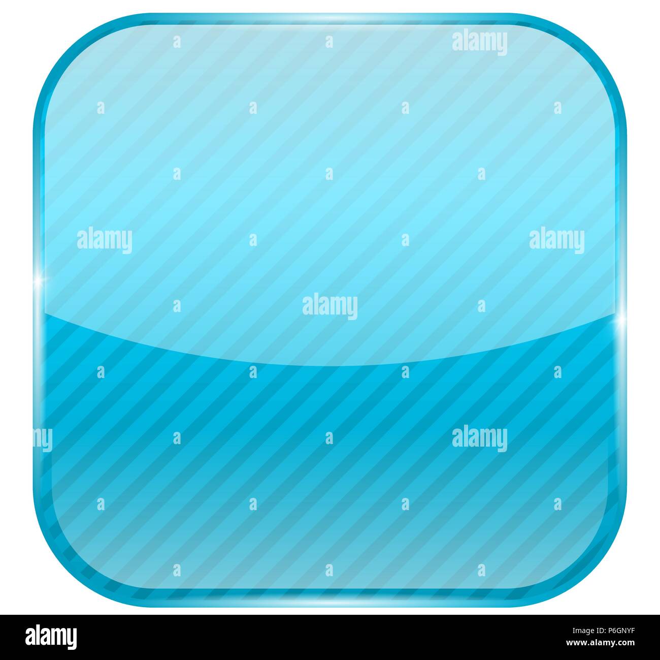 Blue square icon with stripes Stock Vector Image & Art - Alamy