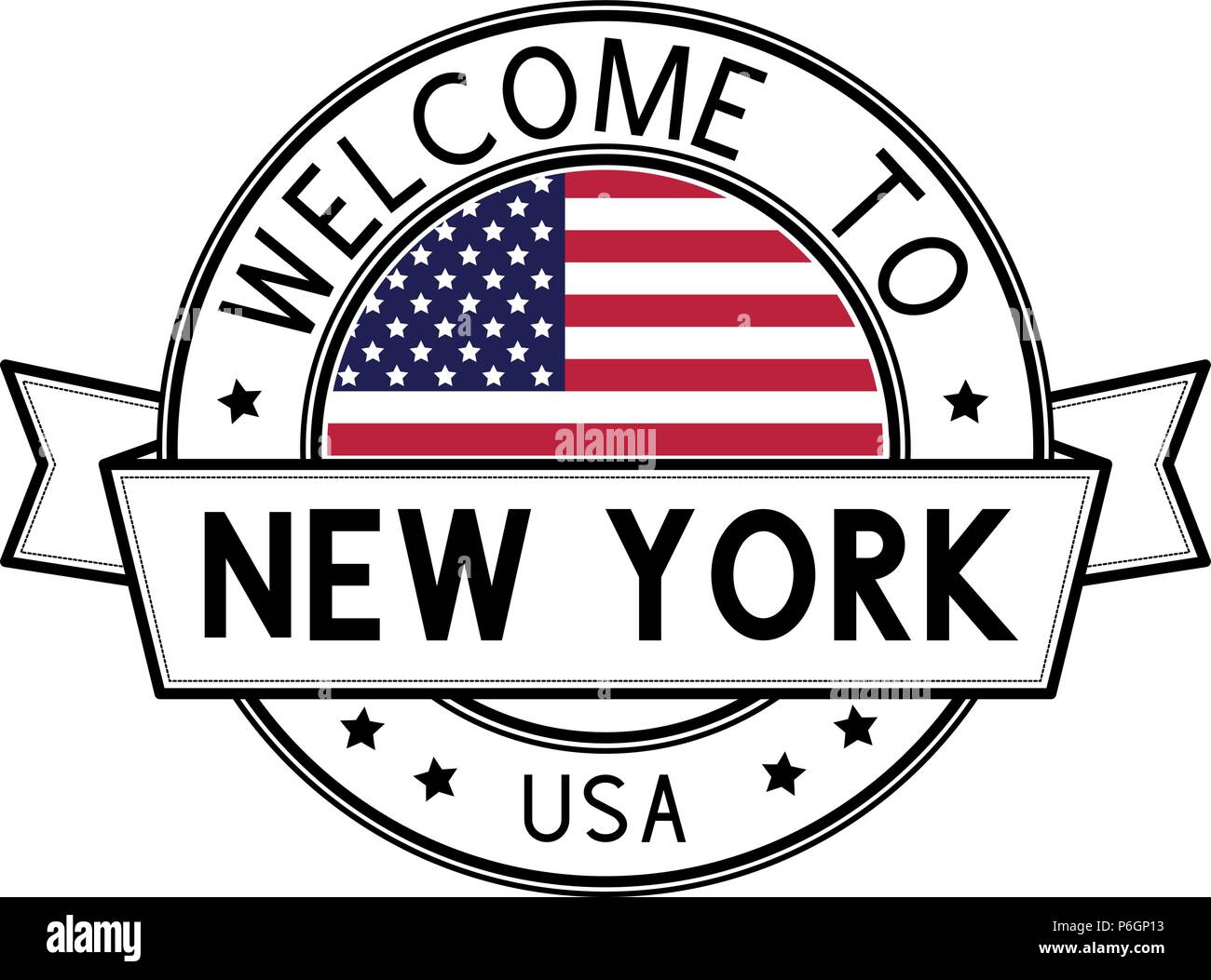 Welcome banner flag hi-res stock photography and images - Alamy