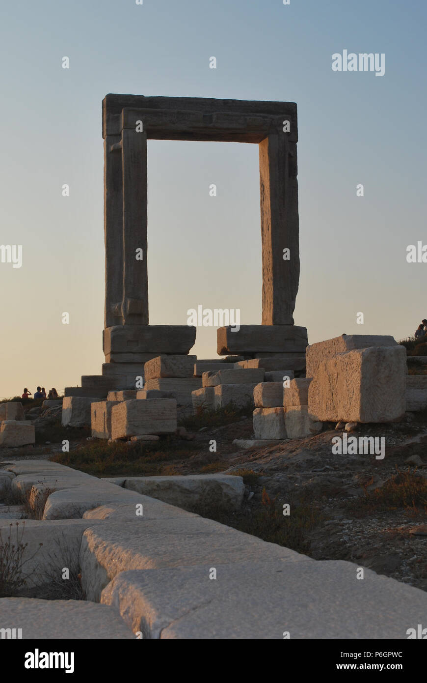 Portara door hi-res stock photography and images - Alamy