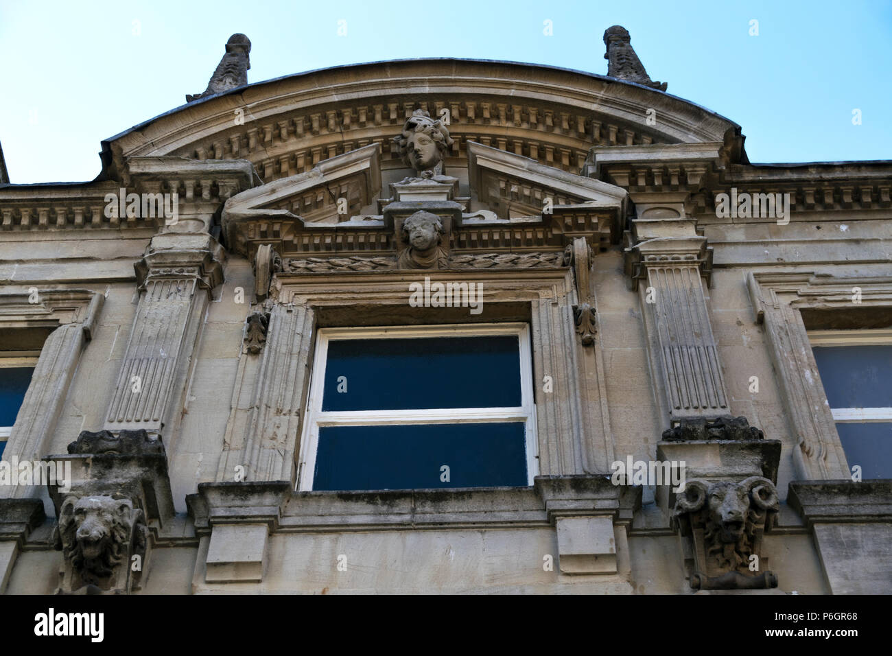 Roman architecture in city of Bath, Somerset, England UK Stock Photo ...