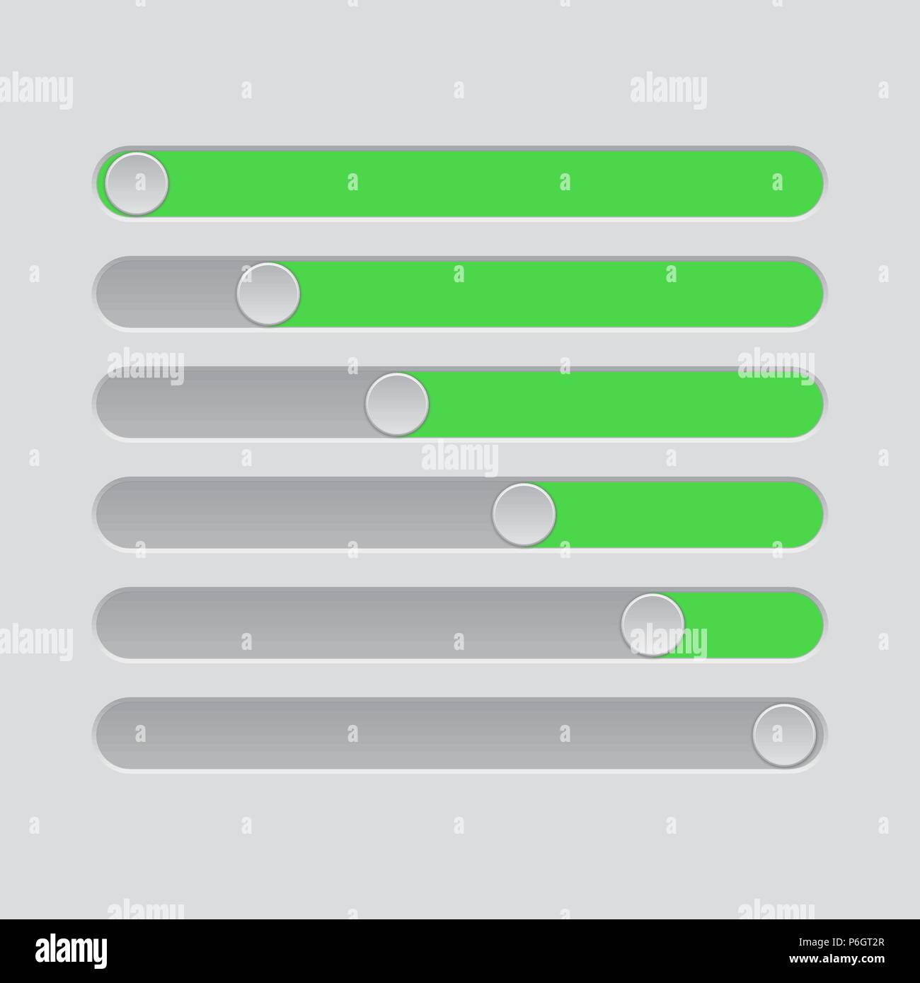 Volume level slider Stock Vector Images - Alamy