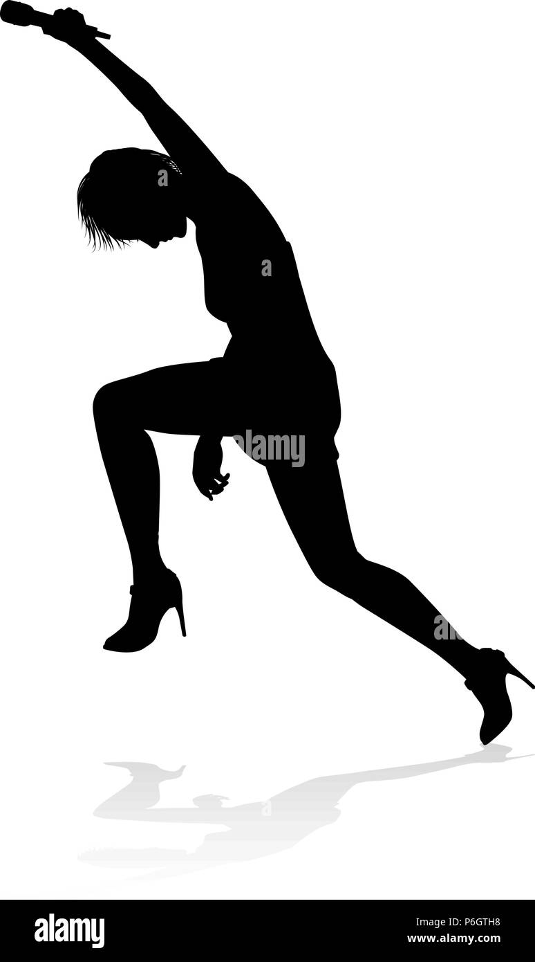 Female rockstar Stock Vector Images - Alamy