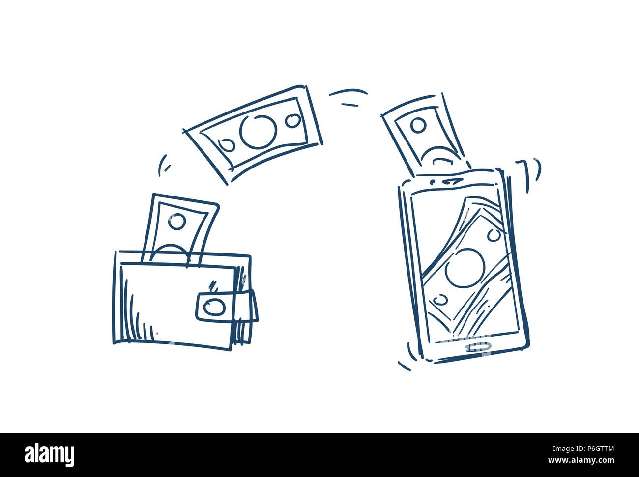 mobile wallet money transaction online bills payment application ...