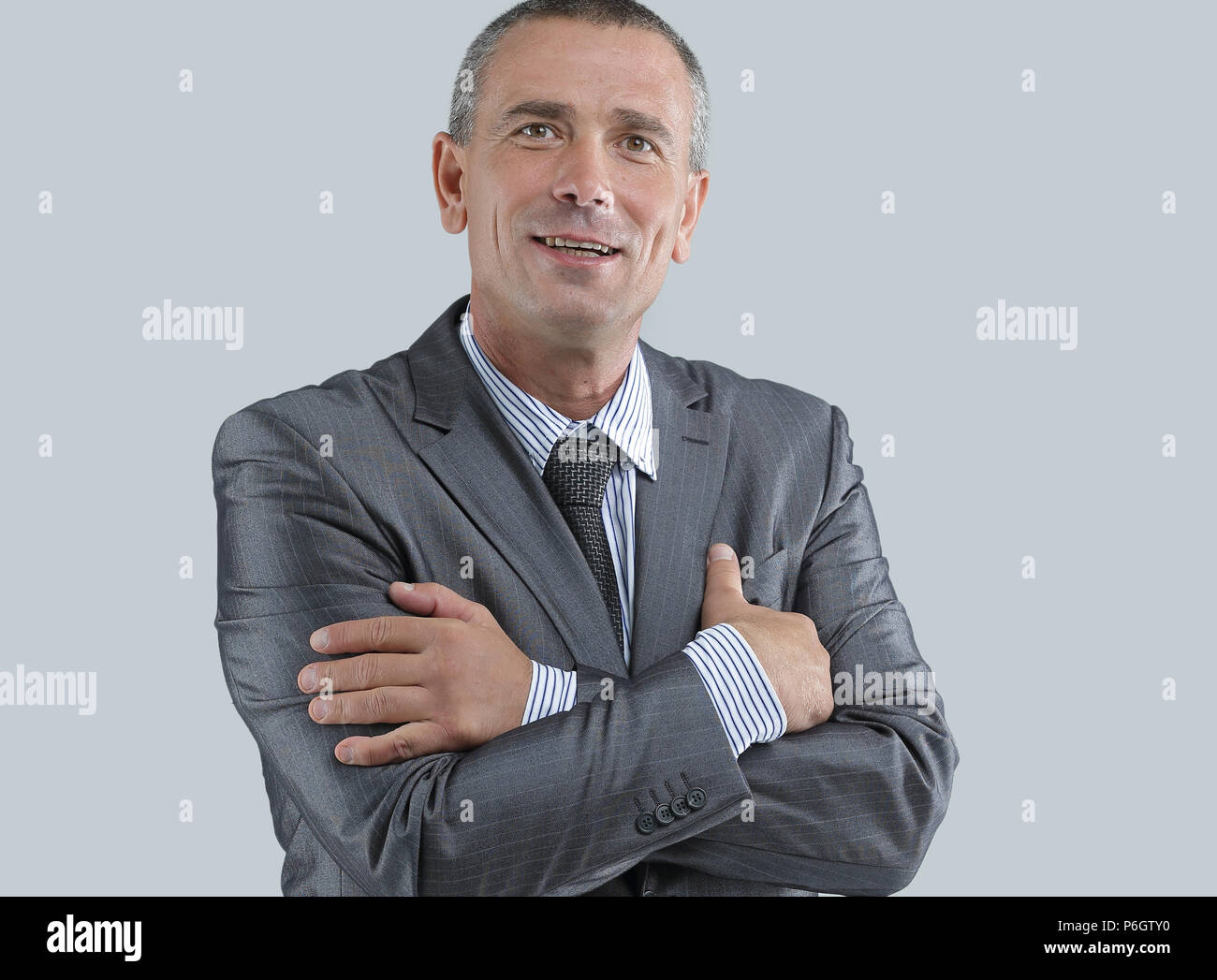 face of a successful businessman Stock Photo - Alamy