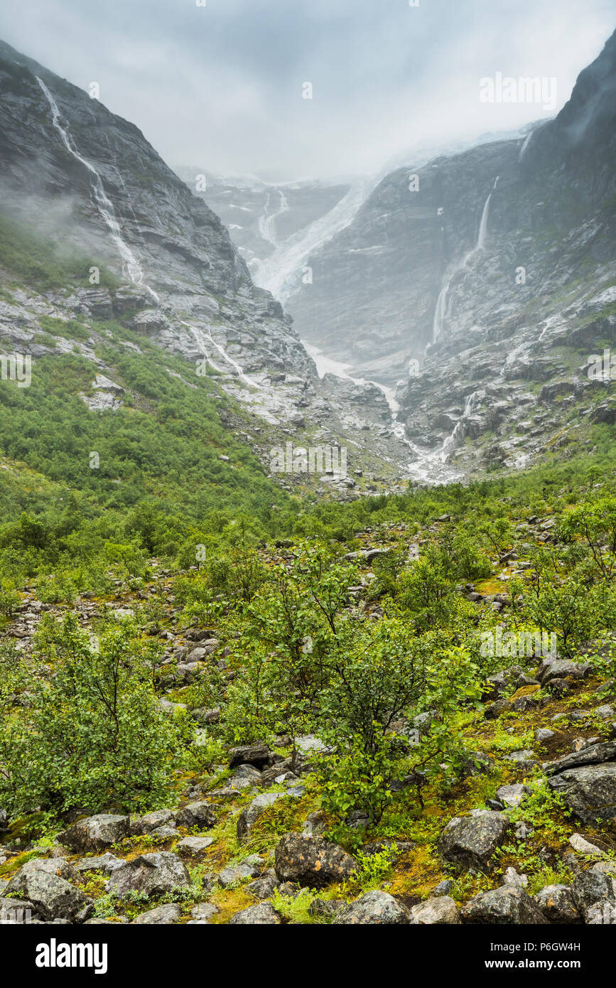 Kjenndalsbreen glacier loen norway hi-res stock photography and images ...