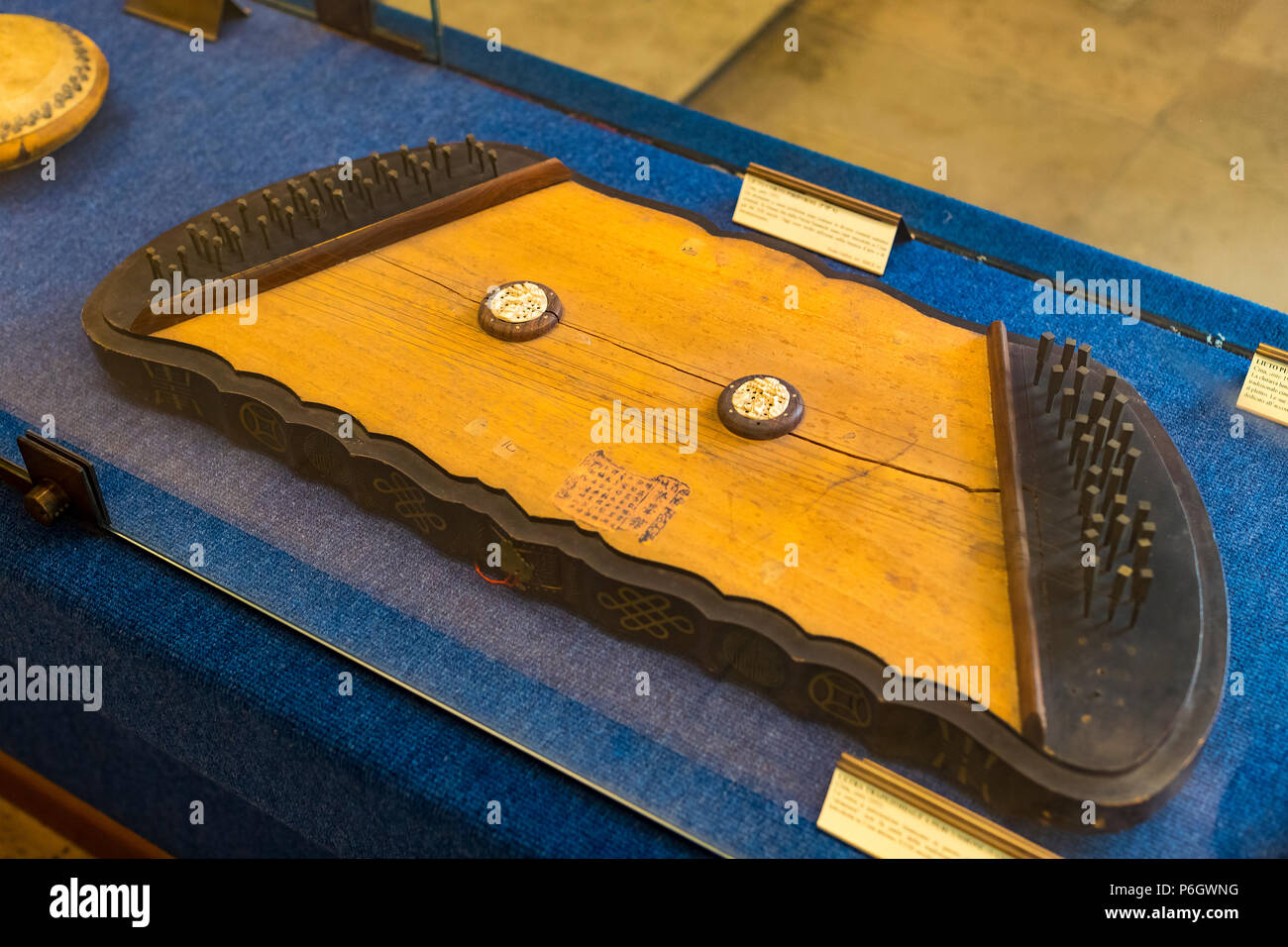 6 JUNE 2018, MILAN, ITALY: Exhibition of musical instruments of Milan ...