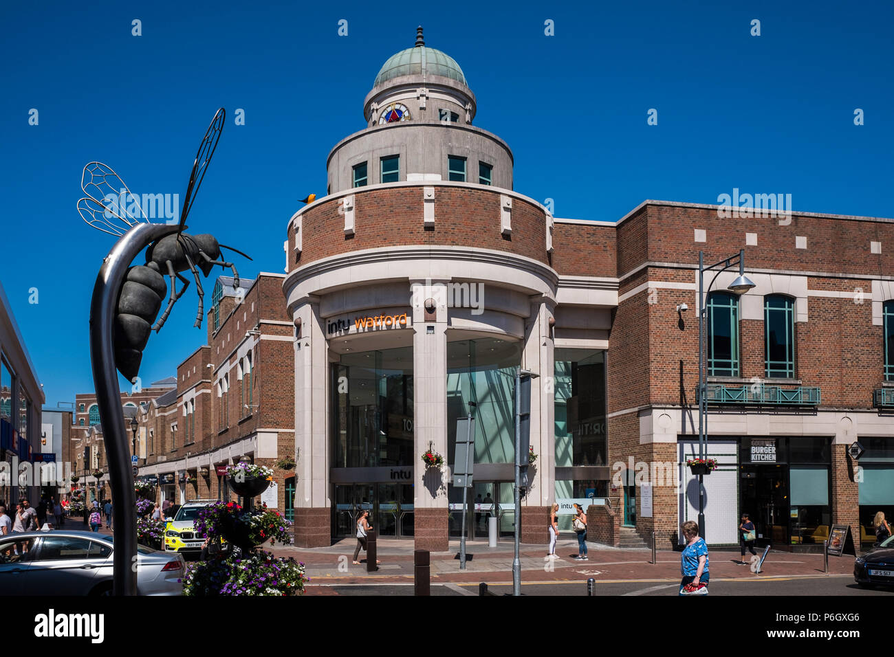 Watford Town centre, Hertfordshire, England, U.K Stock Photo - Alamy