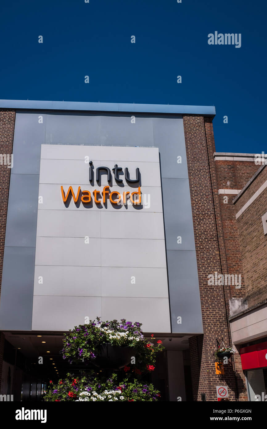 Watford Town centre, Hertfordshire, England, U.K Stock Photo - Alamy