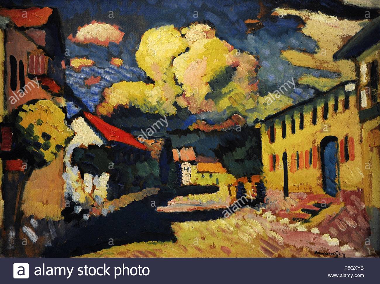 Russia Russian Painting Wassily Kandinsky Stock Photos & Russia Russian ...