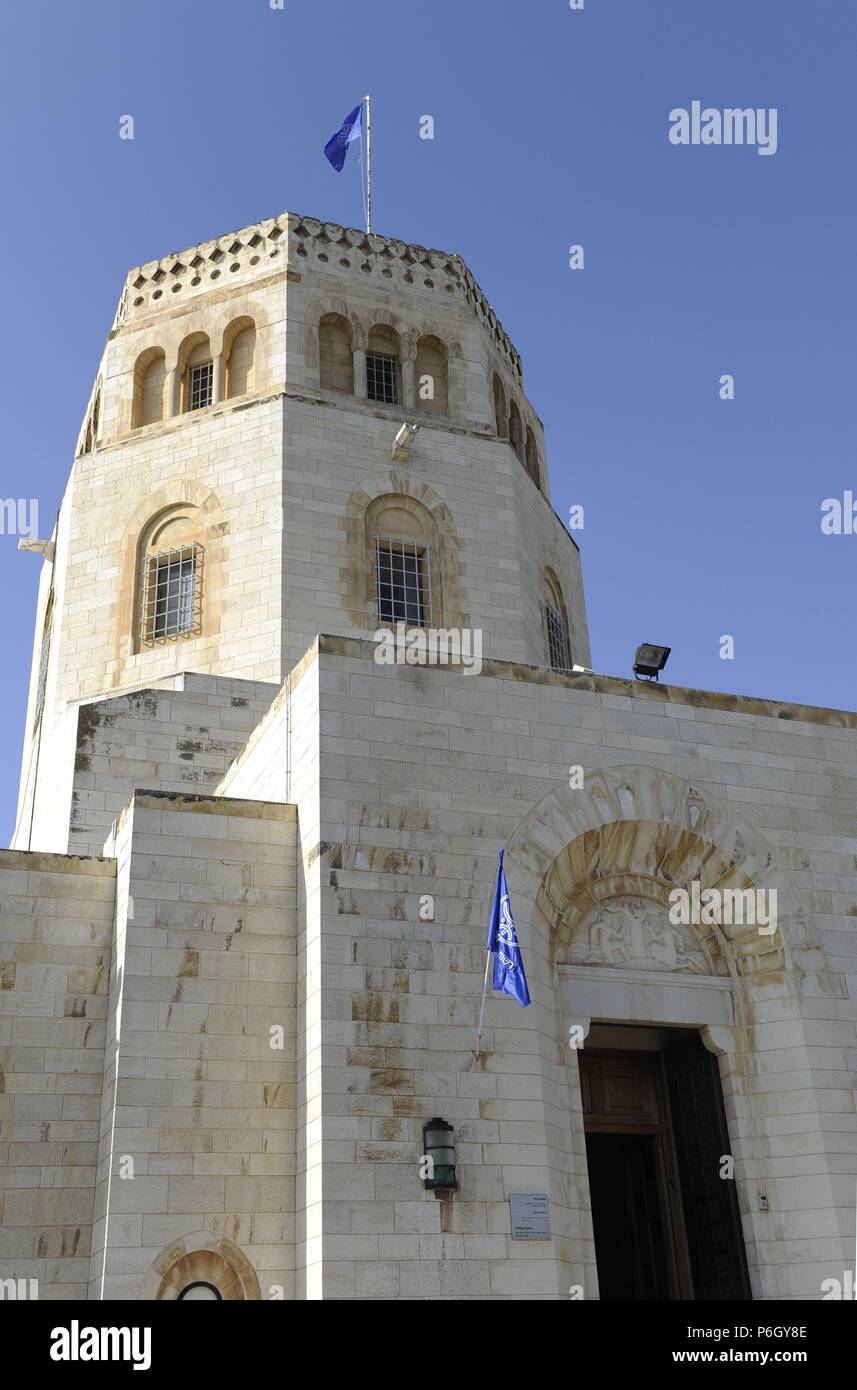 Israel. Jerusalem. Rockefeller Archaeological Museum. Exterior. Built ...
