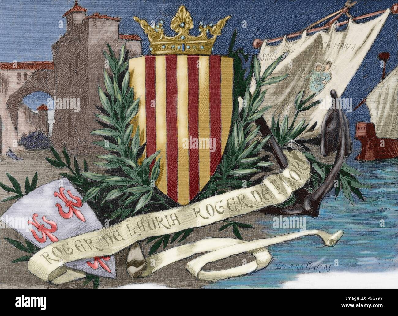 Roger of Lauria (1245-1305). Sicilian-Aragonese admiral. The Great ...