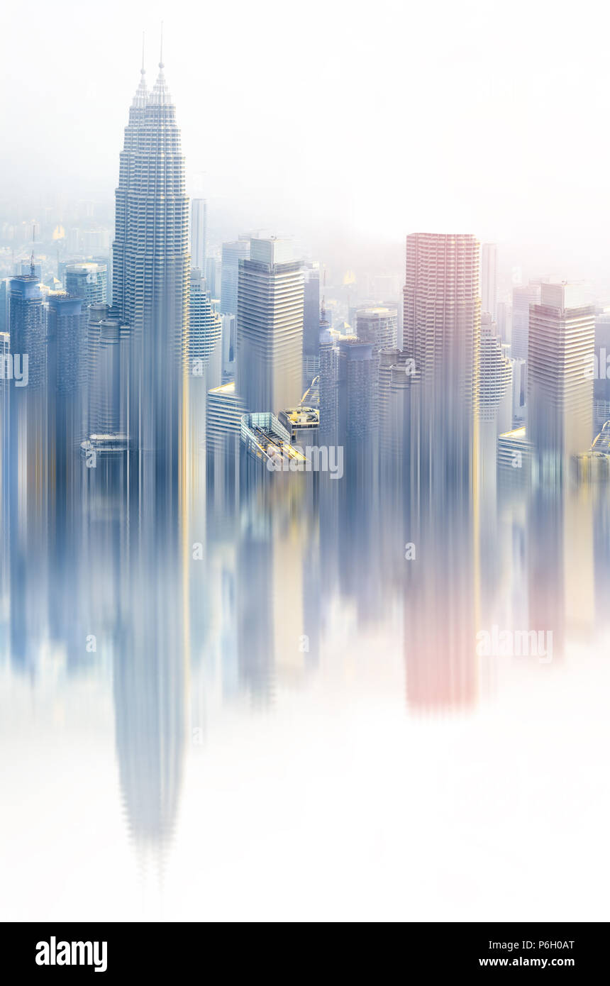 modern skyscrapers cityscape Stock Photo - Alamy